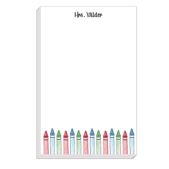 Personalized Color My World Notepads Personalized Color My World Notepads